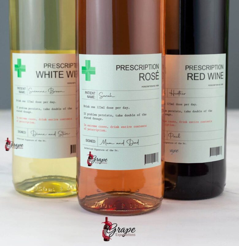 Unlabelled wine – Grape Expectations